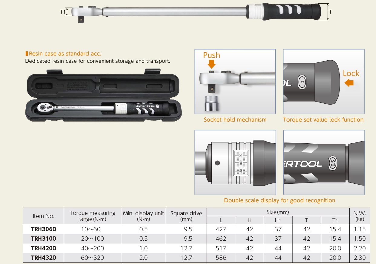 Ichiban Precision Sdn Bhd - Supertool - Supertool Mechanical Torque Wrench